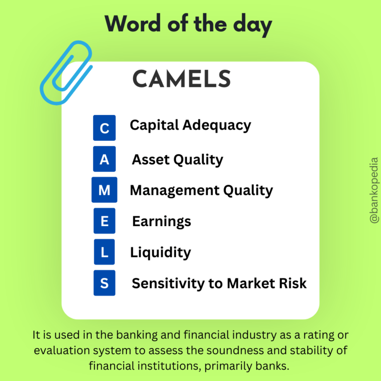 Understanding the CAMELS Rating System - Bankopedia - Bankopedia